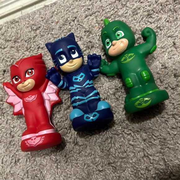 Toys | Pj Masks Action Figure Set Red Blue Green Owlette Catboy Geiko ...